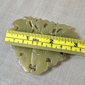Jewelry | Antique Chinese Carved Jade Butterfly Moth Pendant | Poshmark